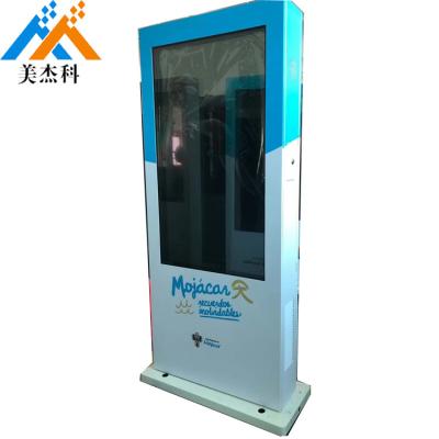 Cina Schermo a 55 pollici di pubblicità dell'affissione a cristalli liquidi del contrassegno Ip65 di Digital di isolato di Android NTSC SPCC in vendita