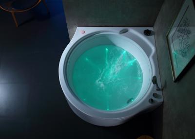 Cina Vasca da massaggio acrilica con cascata circolare in vendita