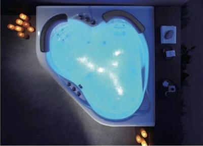 Cina 1500 mm Serie Diamond Corner Whirlpool vasca da bagno per 2 persone in vendita