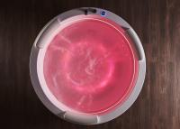 Quality D1600mm Round Massage Bathtub with 2 inner LED strips Hidden bubble bath - Fit 3 for sale
