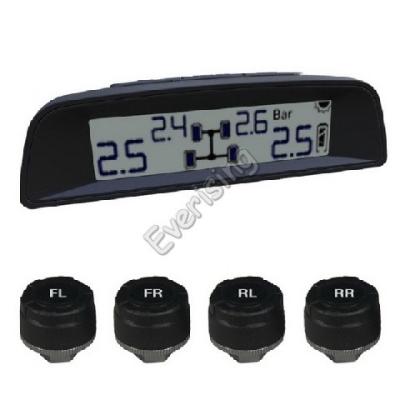 China Car Solar TPMS Tool with 4 Tyre Sensors Air Pressure Tires for sale