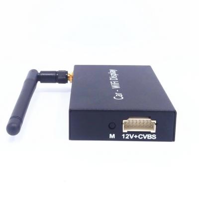 China AV. CVBS out HDMI 2.4G Car mirror link wireless box car wifi display for IOS 11 airplay Android Miracast for sale