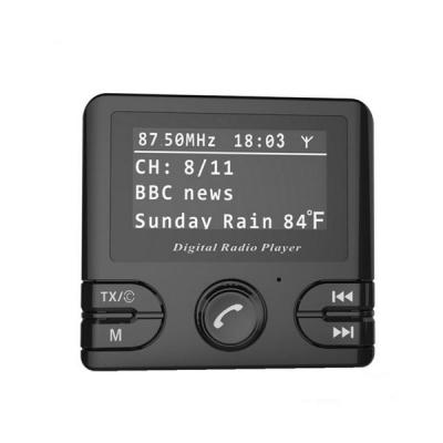 China Universal In Car DAB/DAB+  Digital DAB Radio Receiver And Display With  Bluetooth and FM Transmitter for sale