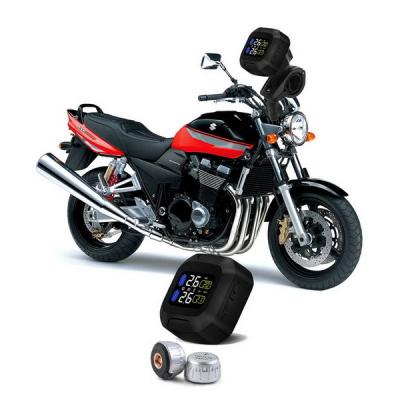 China Motorcycle TPMS Sensor Tire pressure monitor with 2 external tire sensors for sale