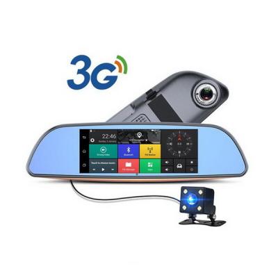 China 7 inch 1080P Android car security camera  rearview mirror dvr security system recorder for sale