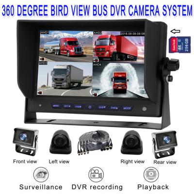 China 7 inch Truck Monitor with 4 CH CCTV Cameras and DVR Recording for sale
