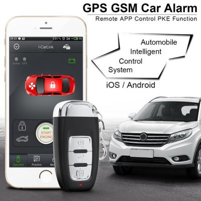 China Car PKE  Keyless entry Smartphone Start  Smart Alarm Remote Start with gps locator for sale