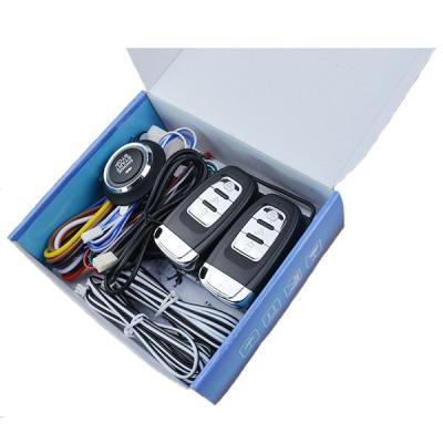 China Car Smart button start system Car alarme system with remote controller optional for sale
