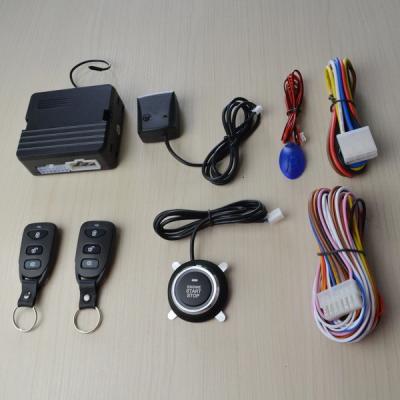 China Car security Alarm system with smart button start engine  funtion for sale