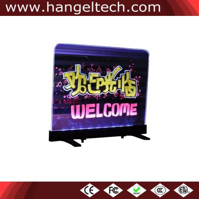 China 25x35cm LED Fluorescent Flashing Writing Board Neon Writing Board for sale