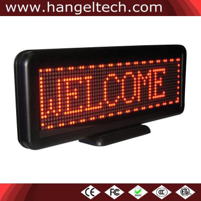 China 16x64 Programmable Desktop LED Counter Display Moving Display Scrolling Message Sign for sale