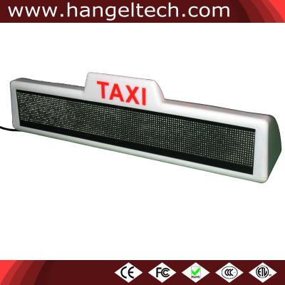 China 16x128 Taxi Top LED Scrolling Display Sign for sale