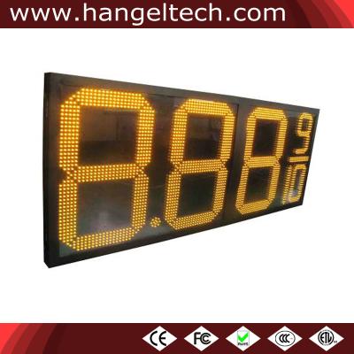 China 24 Inches Outdoor Waterproof LED Digital Price Sign for Gas Station for sale