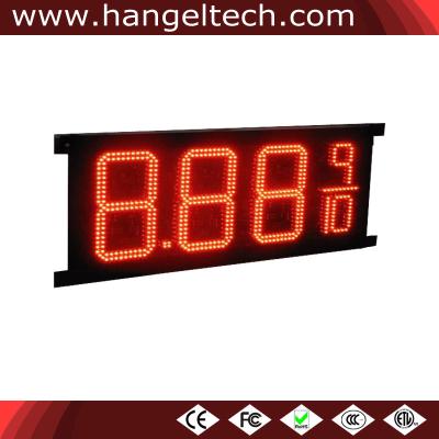 China 10 Inches Outdoor High Brightness LED Digital Gas Price Signs - 8.88 9/10 for sale