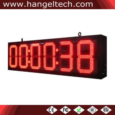 China 12 Inches Outdoor LED Digital Time Date Temperature Timer Display for sale