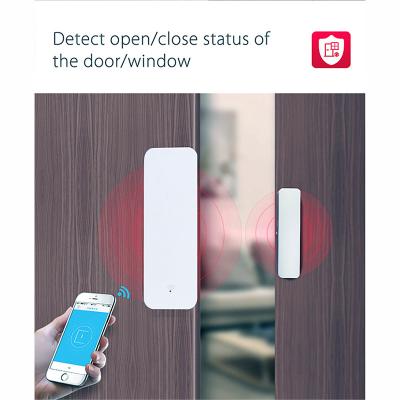 China Alarme do sensor da porta de WiFi da bateria de Tuya APP 1.5V do Smart Home à venda