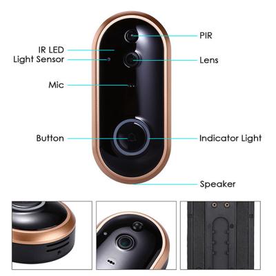 China Tuyaapp Telefoonintercom 1080P WiFi Videodeurbel Te koop