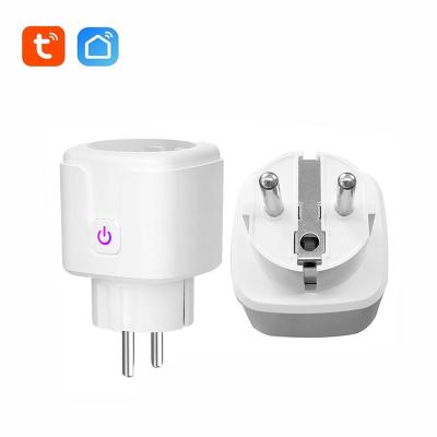 中国 エネルギー モニターが付いている16AヨーロッパのタイプTuya WiFiのスマートなプラグ 販売のため