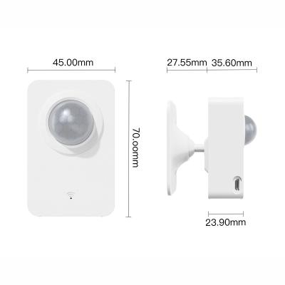 China Detección de movimiento humana plástica del ABS ROHS WiFi PIR Motion Sensor en venta