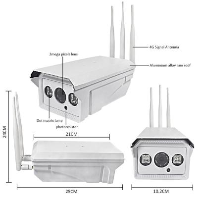 Cina Macchina fotografica senza fili impermeabile a distanza del CCTV di osservazione IP66 2.0MP 4G in vendita