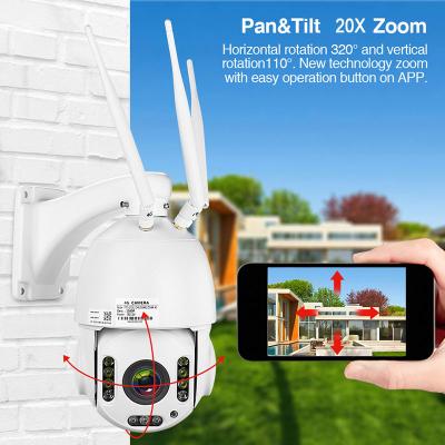 Cina 20X videocamera di sicurezza senza fili autoalimentata solare dello ZOOM 5.0MP 4G in vendita