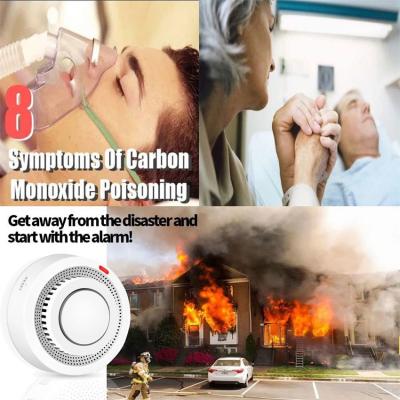 China Alarma de humo elegante del App DC3V WiFi de la vida de la seguridad en el hogar  en venta