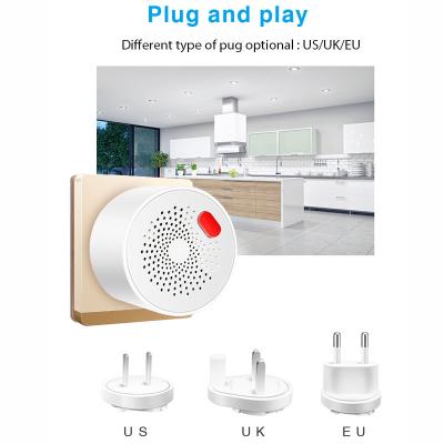 China Natürlicher Gas-Detektor der Gasdetektions-80db 1.5W WiFi zu verkaufen