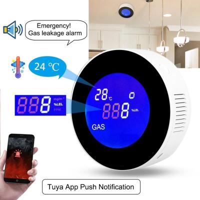 China Detector de gas de Tuya Smart APP DC5V WiFi para el hogar en venta