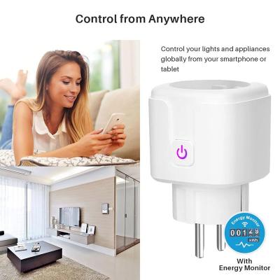 China Standard-Tuya WiFi Smart Stecker Europas zu verkaufen