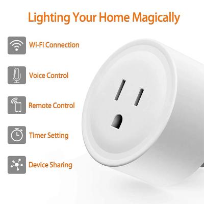 China Tipo enchufe elegante de los E.E.U.U. del control 10A Wifi de la voz en venta