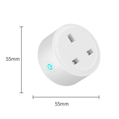 中国 人間の特徴をもつIOSの電話でのイギリス電気Tuya WiFiのスマートなプラグ 販売のため