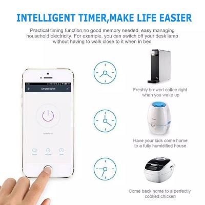 中国 人間の特徴をもつIOSの電話でのイギリス電気Tuya WiFiのスマートなプラグ 販売のため