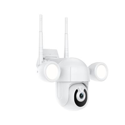 China Lente elegante de la cámara de seguridad 3.6m m del reflector PTZ de Tuya de la visión nocturna en venta