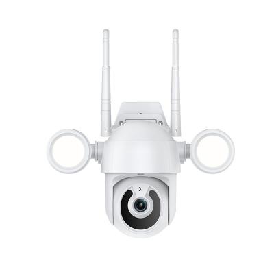 China Cámara de seguridad al aire libre 2.0MP a todo color del reflector de Tuya el 15m IR en venta