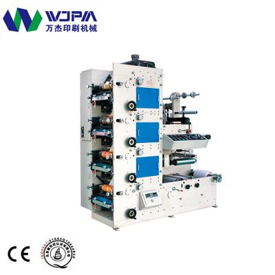 China PLC Controlled Fexo Label Printing Press With Three Die Cutting and Slitting Stations for sale