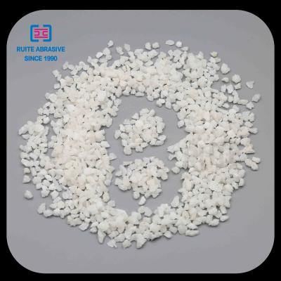 China Polished White Fused Alumina for Uranium Color Removal of Black Spots on Ceramic Surfaces for sale