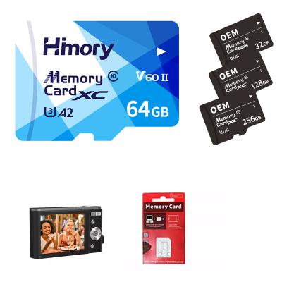 Cina Carta U3 4k della scheda di memoria della macchina fotografica dell'automobile DVR GPS 64gb 128gb Tf in vendita