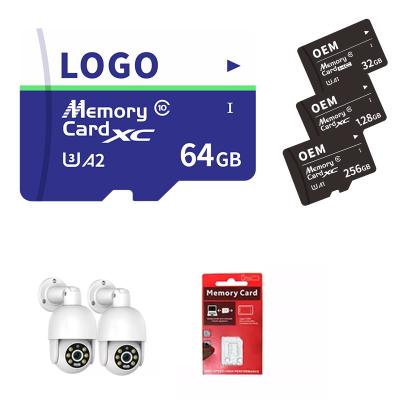China De Camerabr Kaart van douanelogo surveillance camera memory card 64gb 128gb IP Te koop