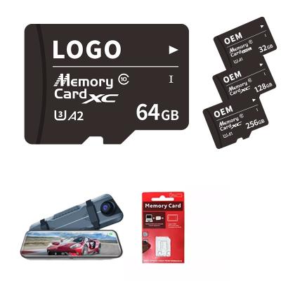 Cina Logo su misura carta di deviazione standard della carta 64gb della scheda di memoria dell'automobile della classe 10 16gb 32gb Tf in vendita