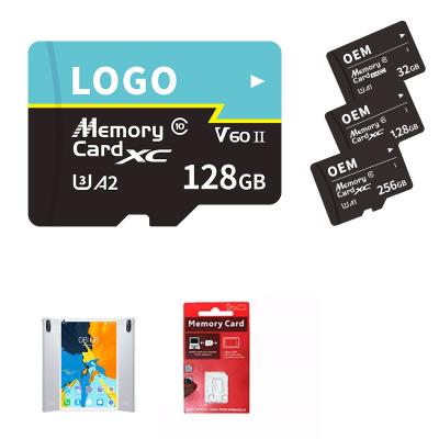 China Tarjeta de memoria de la foto de la tarjeta de memoria de la tableta del teléfono móvil 128gb 256gb en venta