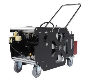 K22-C 150mm pipeline robot with 120m Coil Cable and Infrared Video