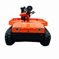 China Explosion Proof Fire Fighting Reconnaissance Robot 490kg 3800N Traction Remote Control for sale