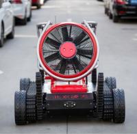 China High Temperature Rescue Reconnaissance Robot 1000x1050x380mm Remote Control Smoke Extraction 48V10AH for sale
