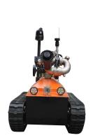 China Remote Control Stepless Speed Change Fire Fighting Robot 0-1.6m/s 48V for Hazardous Environments for sale