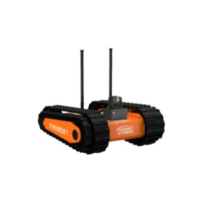 China Firefighting reconnaissance robot with LIDAR rotary scanner, IP67 protection, and 3D modeling capability for hazardous environments for sale