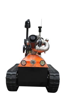 China 48V Fire Fighting Equipment 0-1.6m/S Speed Remote Control Fire Fighting Robot for sale