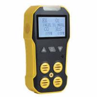 China Explosion Proof IP54 Portable Multi Gas Detector 4 Gas CH4 O2 CO CO2 10h for sale