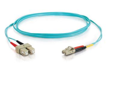 Cina la toppa a fibra ottica 50/125 dello Sc di 10G OM3 LC cabla il PVC/LSZH 2.0mm in vendita