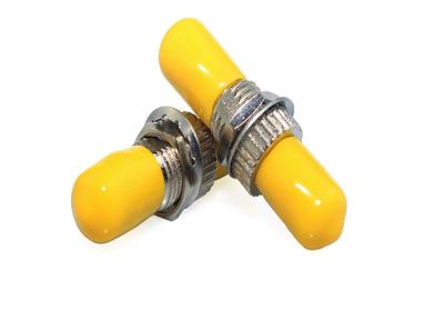 Cina Tipo a fibra ottica monomodale semplice del metallo degli adattatori della st con la manica ceramica in vendita