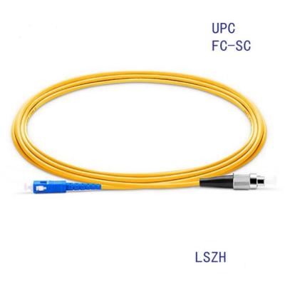 China 9 / 125 G652D fc-SC/UPC kiezen Optische het Flardkoorden uit van de Wijze Simplexvezel Te koop